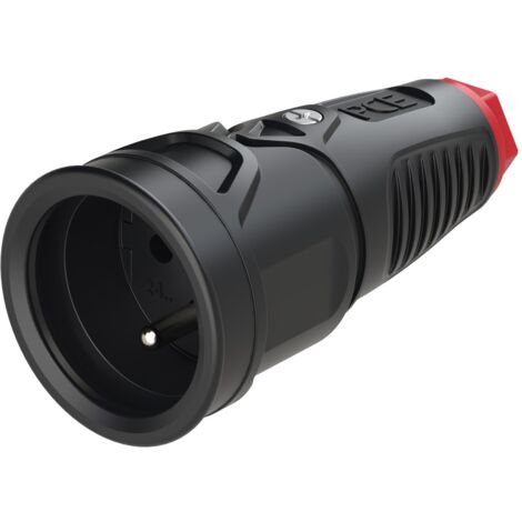 Gummisteckdose 16A 3P 230V mit Erdungsstift IP20 Serie TAURUS2