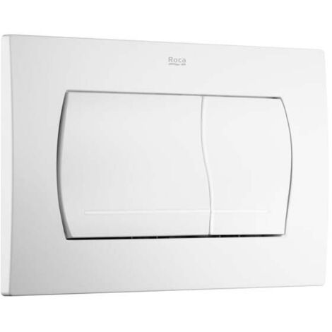 PACK RÉSERVOIR ENCASTRABLE ROCA Bati-Support ET PLAQUE BLANC BRILLANT ...