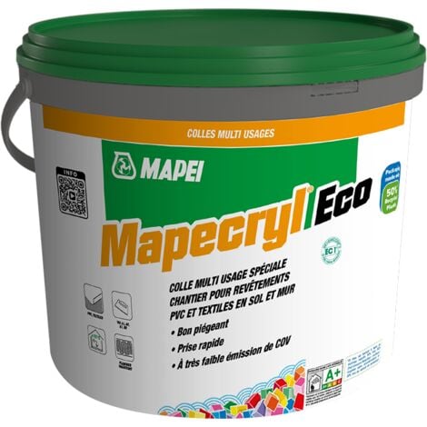Colle Acrylique - Mapei - Mapecryl Eco - Seau 20Kg