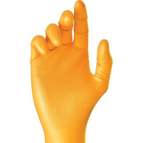 Juba Grippaz Guantes 580 Caja 50 Uds desechables nitrilo EN 374 ...