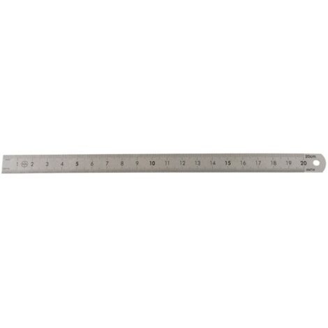 REGLA SEMI RIGIDA ACERO INOX - 200X13X0,5