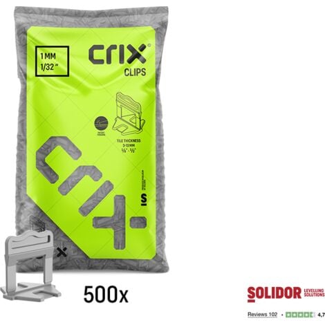 500 croisillons de carreleur 1,5mm autonivelants qualité supérieure - pour carreaux de 3 à 13mm ...