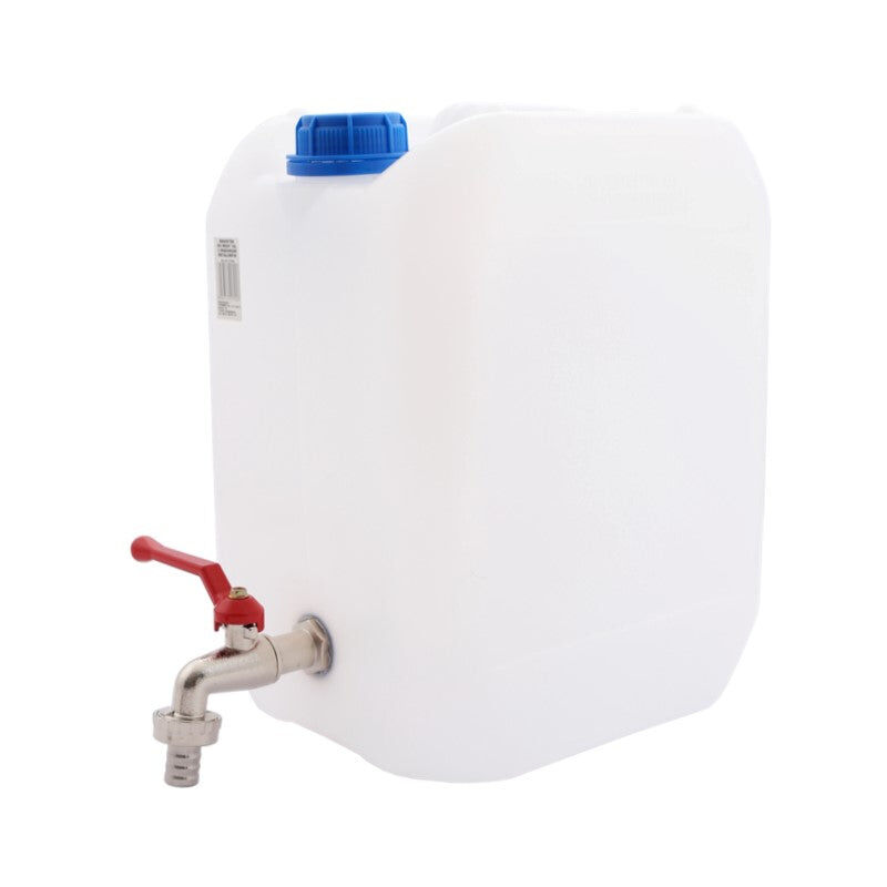 Bidon d'eau en plastique 10L avec robinet en métal