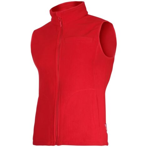 Gilet Polaire Femme, Rouge, "m", Ce, Lahti