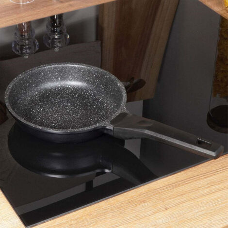Poêle Granit Grande 18 cm Revêtement Pfluon Granit Antiadhésive Pour ...