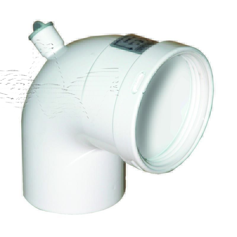 codo 90° mf con inspección - aluminio