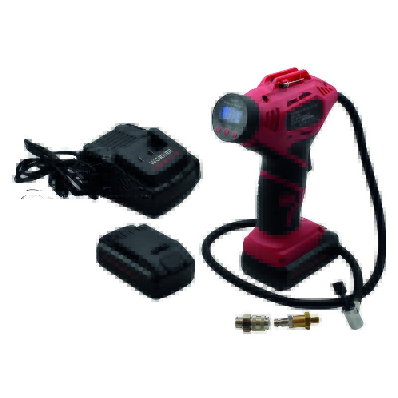 Mini compresor portátil a pilas Worker - Idrhaus