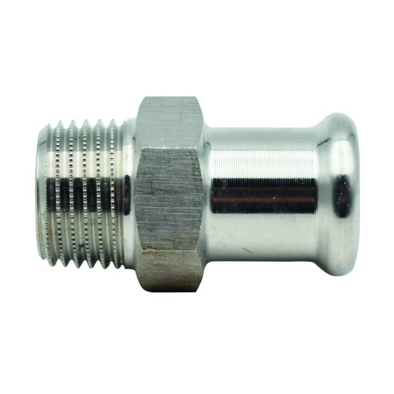 Casquillo enchufable con casquillo roscado macho 6458 22x1 m.f. acero ...