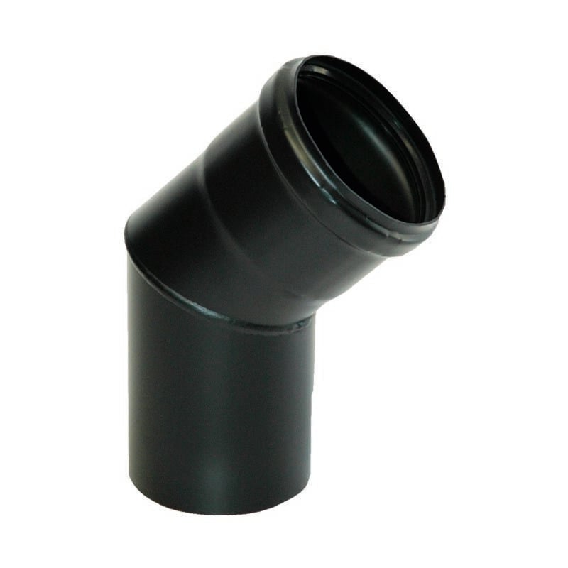 45° curva mf - acero 1.2 45° curva dn100 "negro" pellet 1.2