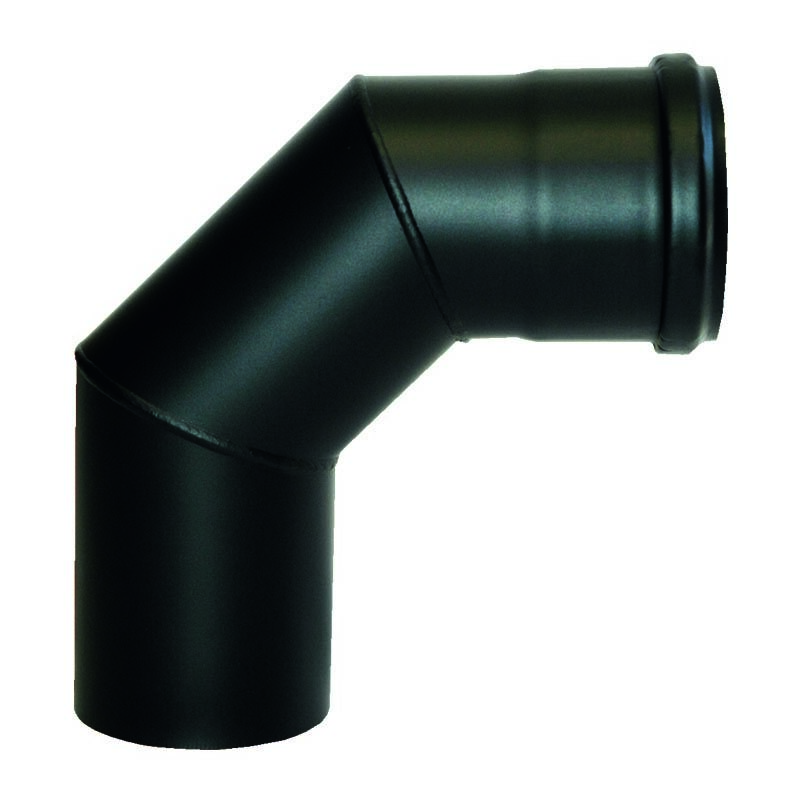 codo 90° mf - acero 1.2 codo 90° dn100 "negro" pellet 1.2