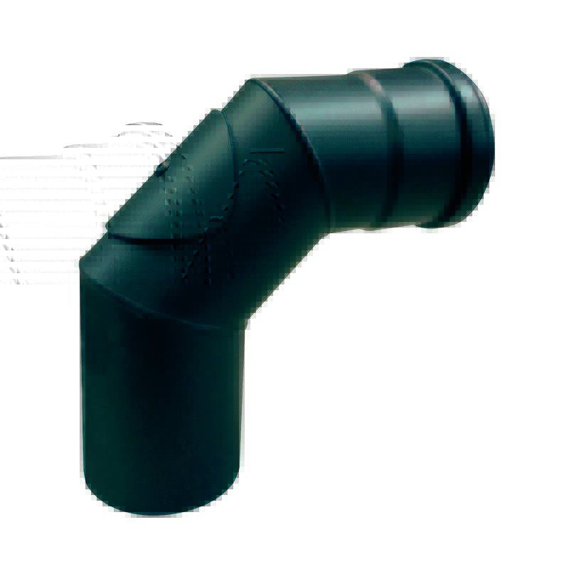 codo de 90° mf - acero 1.2 con inspección codo de 90° con inspección d.100 pellet negro 1.2