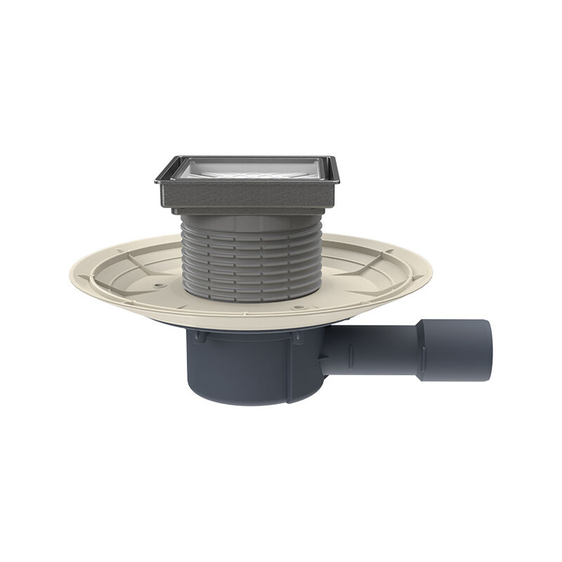 Sumidero de suelo DN40/50 horizontal con sifón azul Primus y soporte de ...