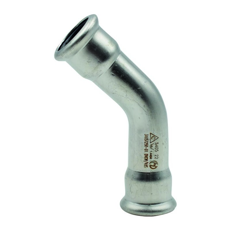 Codo a presión 45° ff 2 mm - DN 76,1