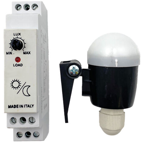 Interruptor crepuscular modular DIN con sonda externa Sun d2 - Idrhaus