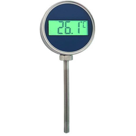 Termómetro radial digital d.80 l.150mm