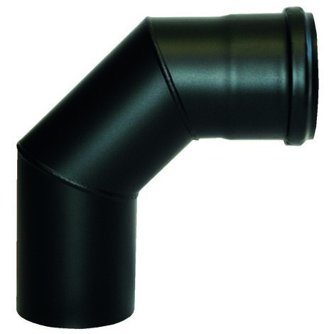 codo 90° mf - acero 1.2 codo 90° dn100 "negro" pellet 1.2