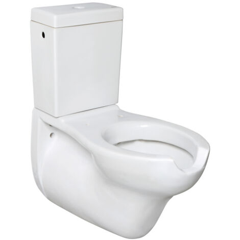 Inodoro monobloc cerámico suspendido EASY 75 cm, con apertura frontal ...