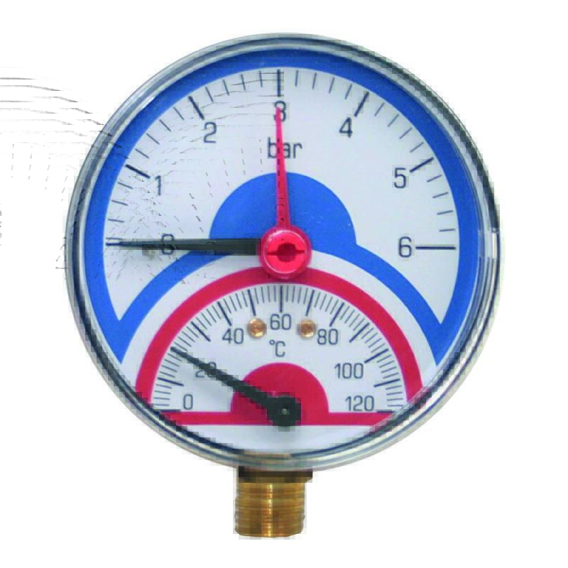 Radial-Thermomanometer ø 80