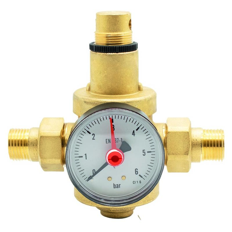 Wasserdruckminderer mit Manometer EU 3/4 "MM 135mm
