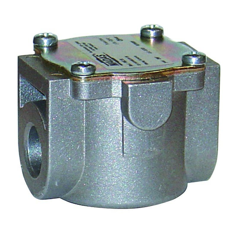 Aluminium-Gasfilter fmc compact dn20-3/4" p.max2bar 50micron s ...