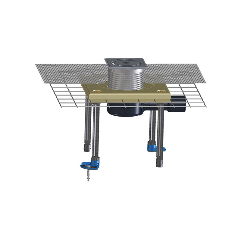 Bodenablauf DN40/50 waagerecht mit CeraDrain Polymerbetonmanschette, Klick-Klack Halter ...