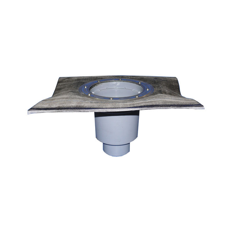 Vertikaler Ablauf 'Perfekt' DN160, geschweißte Bitumenbahn, nur Gehäuse