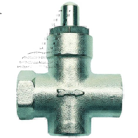 Gashahn mit Knopf 1/4 "ff