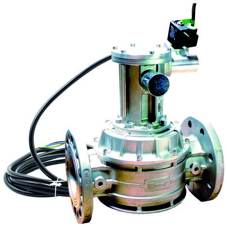 Normal geschlossenes atex-magnetgasventil mit manueller rückstellung ...