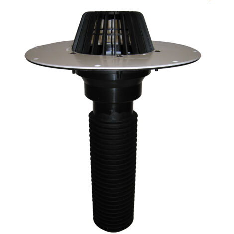 Ablauf für Terrassen-/Schuppensanierung DN160 mit PVC-Kragen