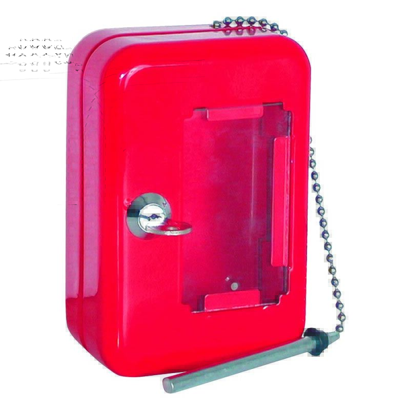 Boîte d'urgence avec marteau