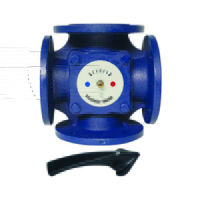 Vanne de mélange à 4 voies avec partie rotative interne papillon/rotor ...