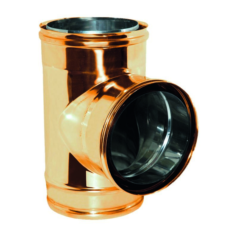 raccord en te 90° mf- air/inox/cuivre l 244 mm tee 90° inox/cuivre 80/ ...