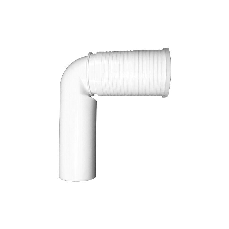 Coude de sortie des toilettes DN110 avec joint, peut être raccourci
