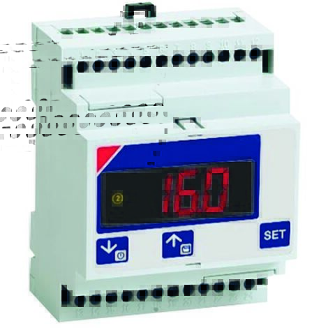 Régulateur de température numérique 4 modules DIN on/off