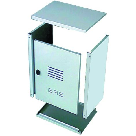 Coffret de compteur de gaz en acier inoxydable h60 l45 p24
