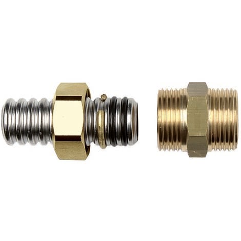 m raccord fileté avec joints pour gaz dn12 x 1/2 "m