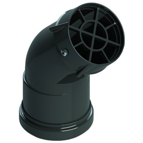 Grille pivotante - pps noir