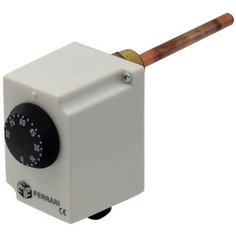 Thermostat à immersion réglable t.30+90°c connexion 1/2 "x100