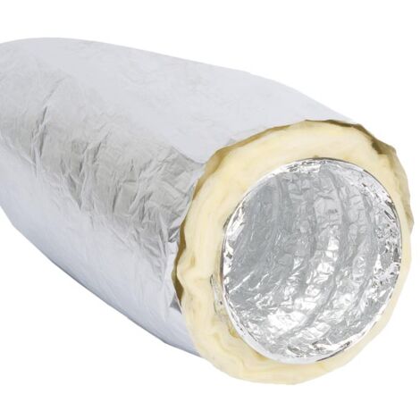 Tube flexible en aluminium multicouche isolé avec de la laine de verre ...