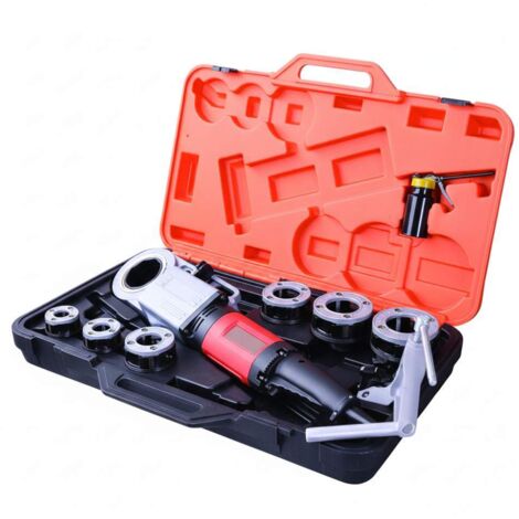 Fileteuse électrique portable 1350W pour tubes 1/2"-2" avec étui