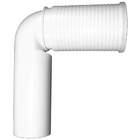 Coude de sortie des toilettes DN110 avec joint, peut être raccourci