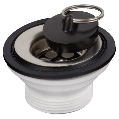 Drain 5/4' pour évier avec raccord 6/4