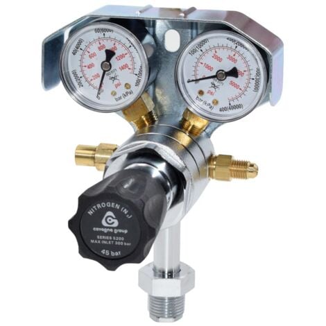 Réducteur à bouteille d'azote sans rapport d'essai inclus