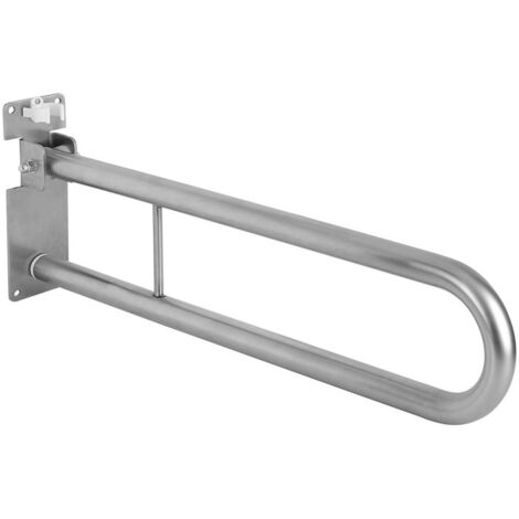 Barre de support basculante de la série EASY en acier inoxydable brossé ...