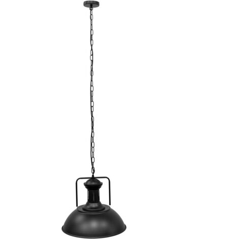 Suspension LOFT GRAVIS E27 chaîne noire 1m EDO777185 Edo Solutions