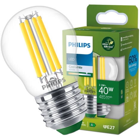 Ampoule LED CLA 40W P45 E27 4000K CL Ultra Efficient SRT4 Philips