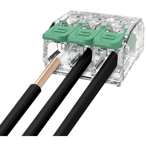 Borne de raccordement à levier 3x 0,2-4mm2 EDO Technic