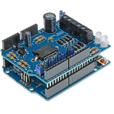 Whadda Motor & Leistungs-Shield für Arduino® Uno, 2 Kanäle, stapelbar