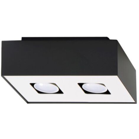 MONO 2 black ceiling light