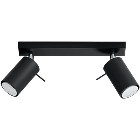 RING 2 black ceiling light